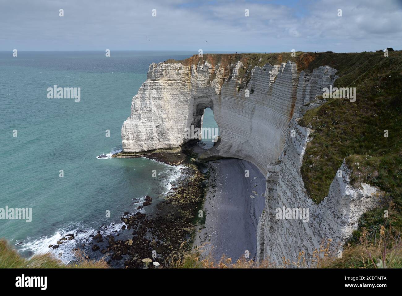 chalk coast near Etretat, Normandy Stock Photo - Alamy