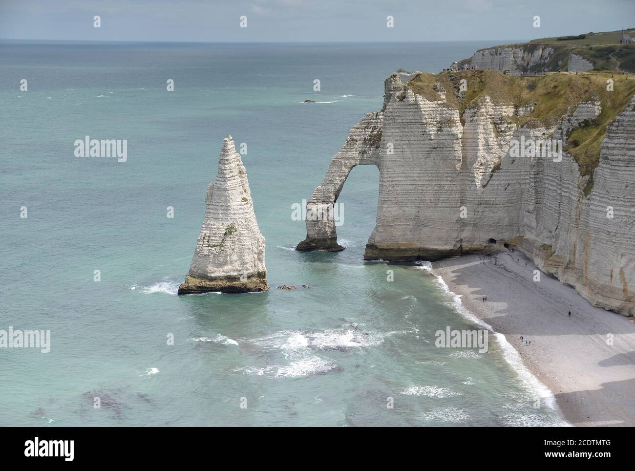 chalk coast near Etretat, Normandy Stock Photo - Alamy