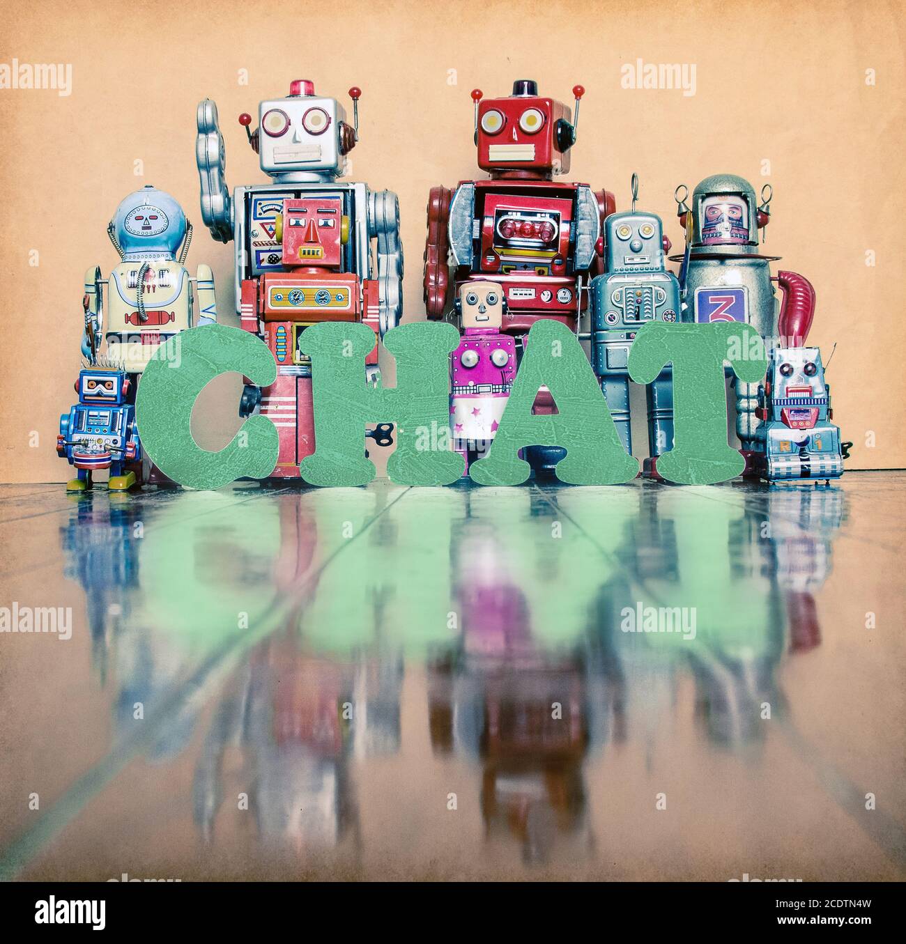 Communication chat bot color hi-res stock photography and images - Alamy