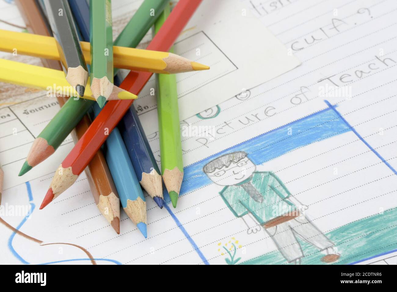 Elementary school english lesson hi-res stock photography and images ...