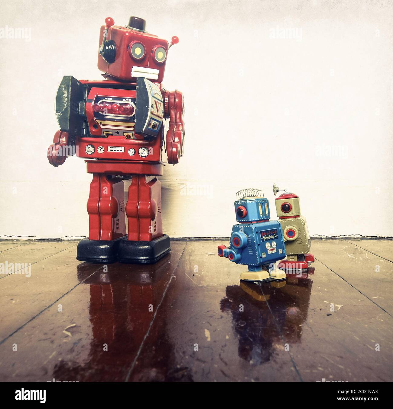 boss robot told off Stock Photo - Alamy