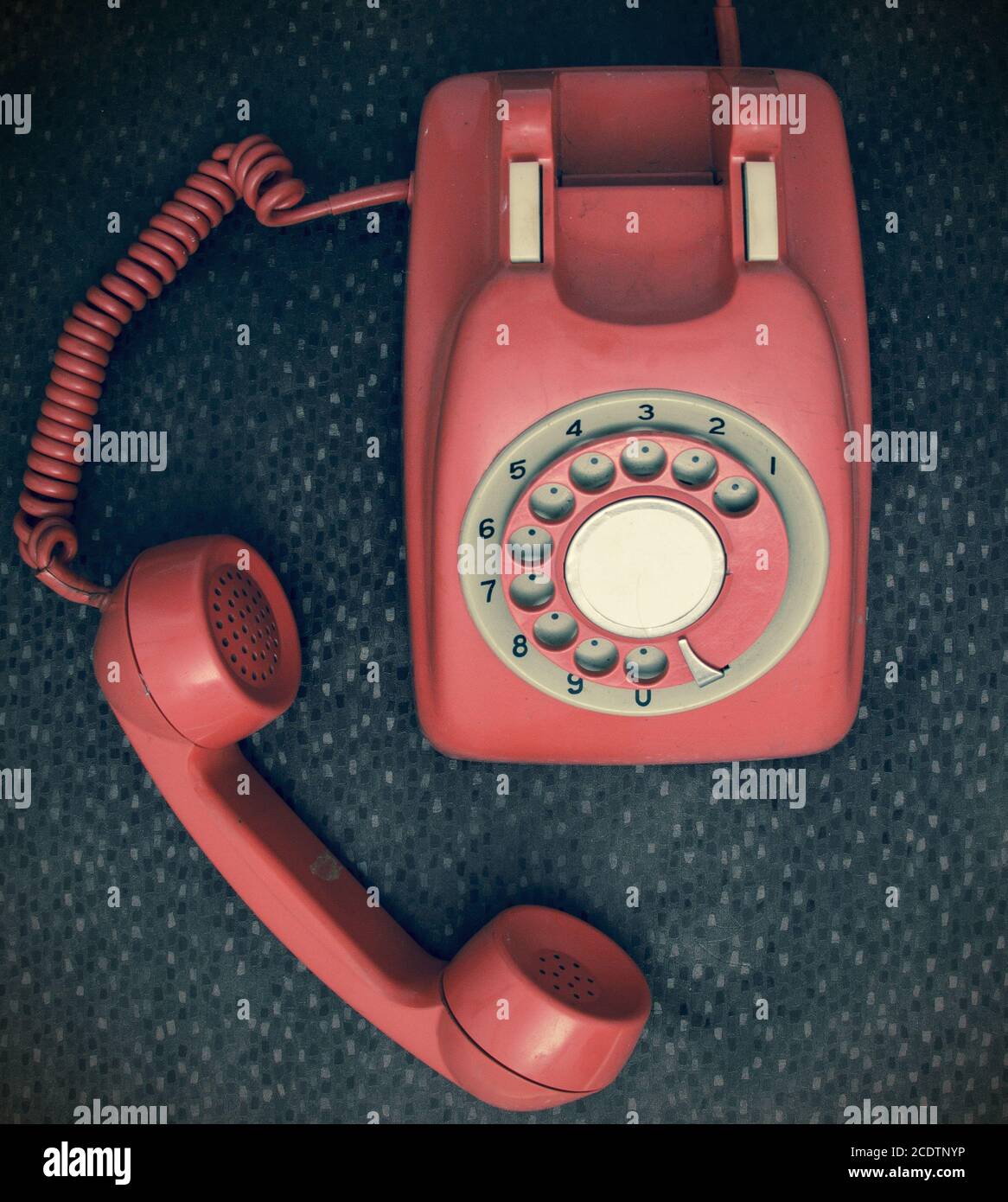 1970s retro style telephone hi-res stock photography and images - Alamy