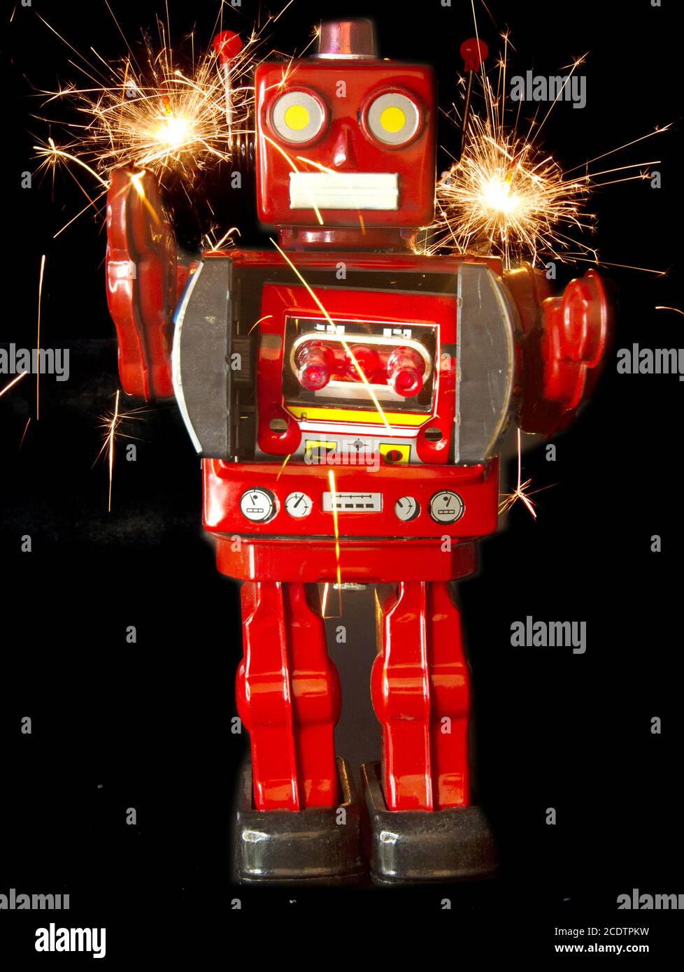 1950s toy robot hi-res stock photography and images - Alamy