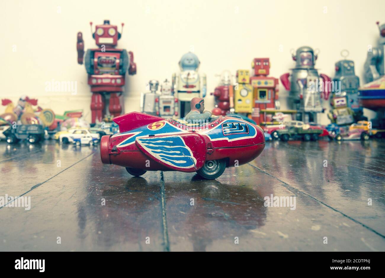 Old fashioned rocket hi-res stock photography and images - Alamy