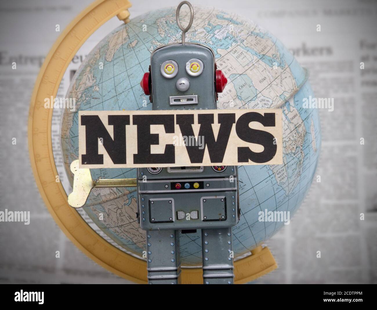 world news robot Stock Photo - Alamy