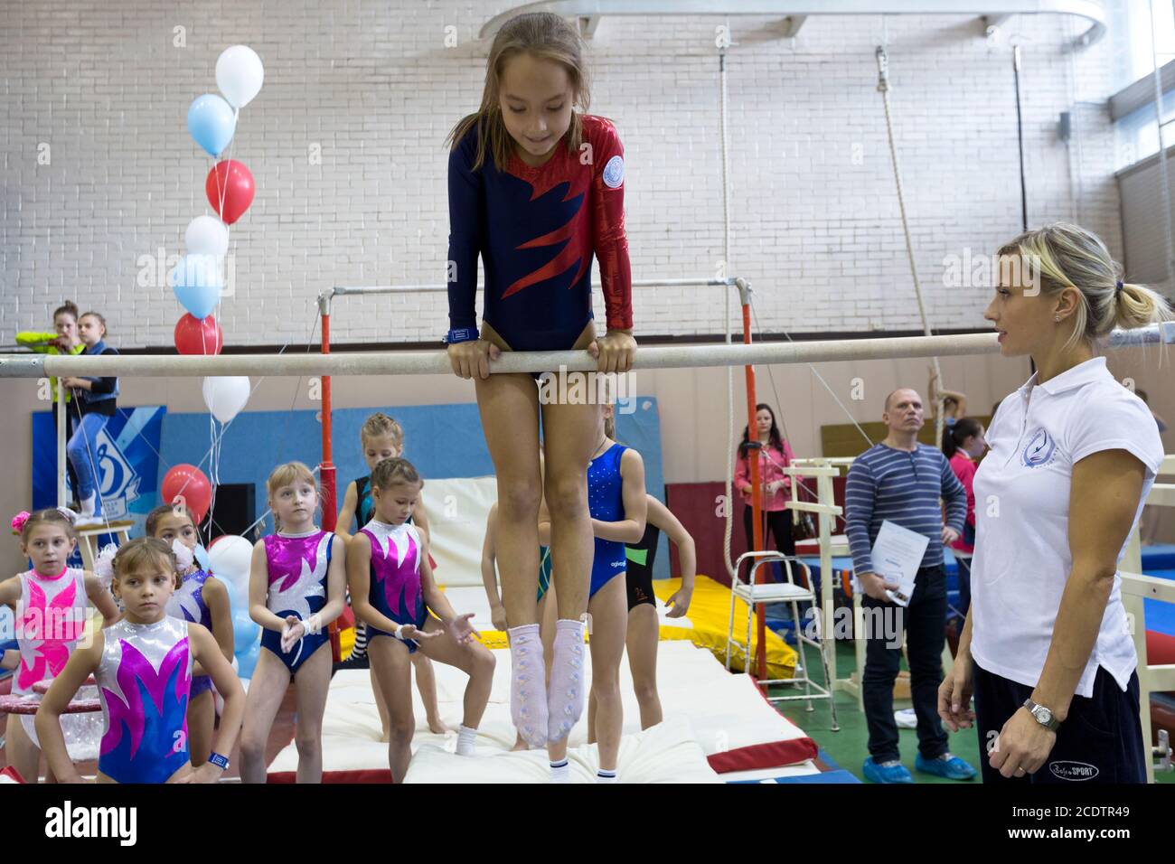 Russian children gymnastics hi-res stock photography and images - Alamy
