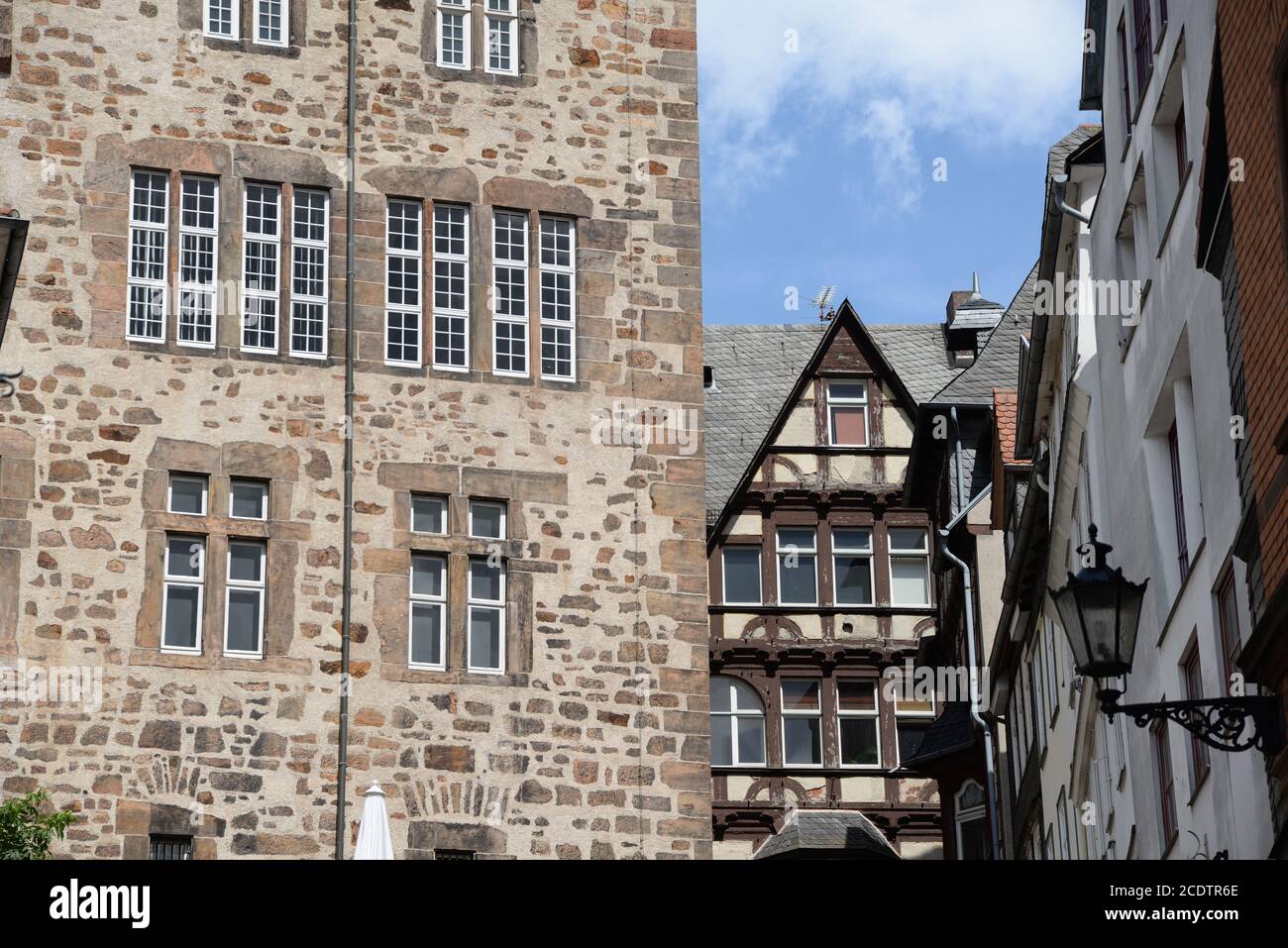 Old town of Marburg Stock Photo - Alamy
