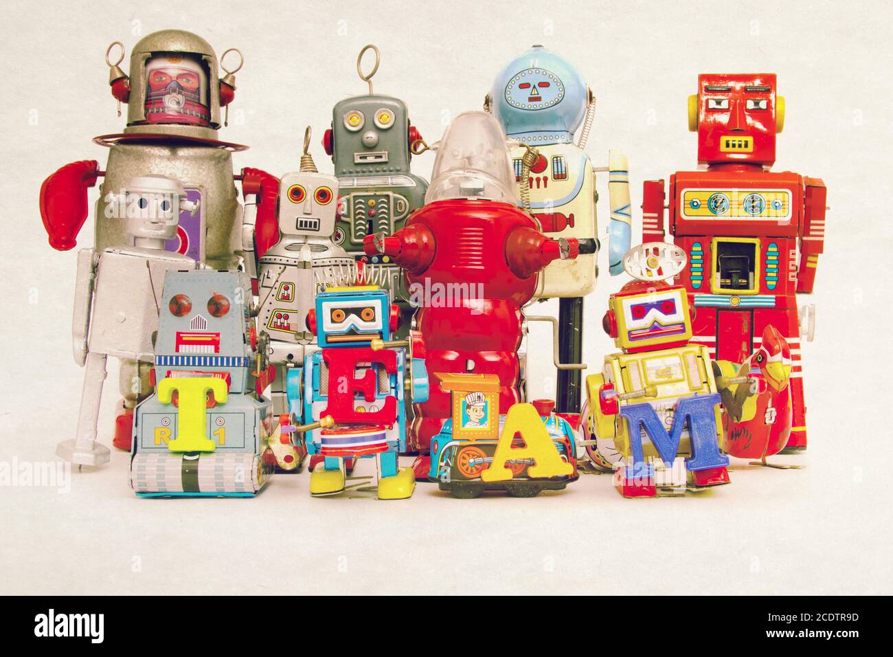 Happy robots hi-res stock photography and images - Alamy