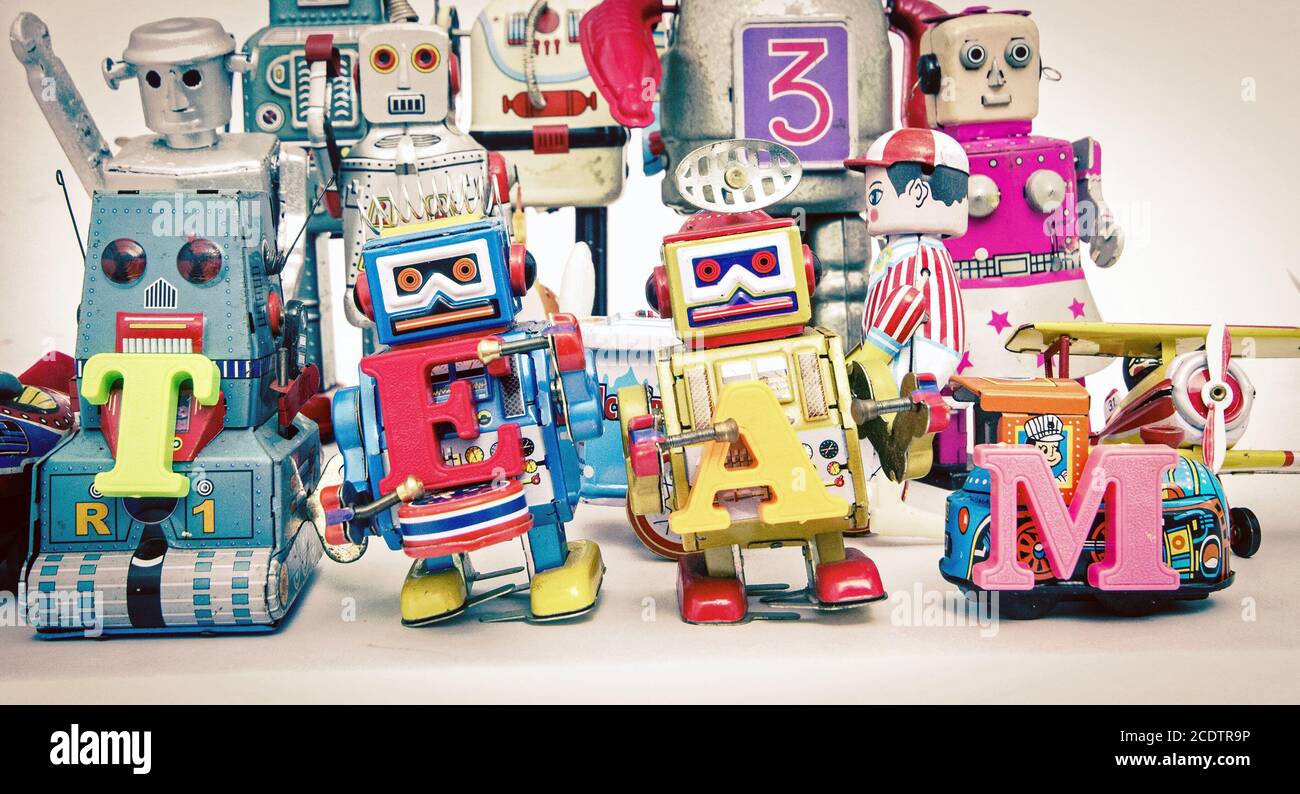 Team robots hi-res stock photography and images - Alamy