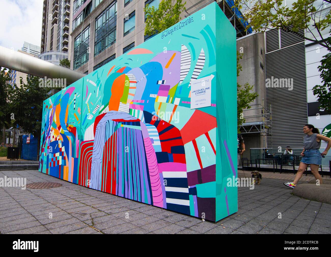 Toronto, Canada. 29th Aug, 2020. A mural is seen during the 2020 ...