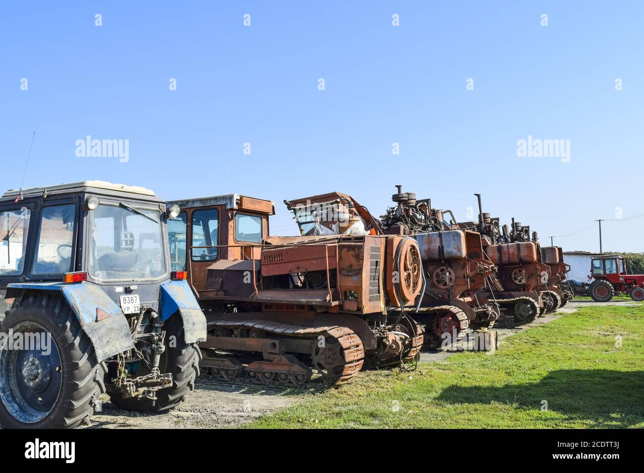 Tractor. Agricultural machinery Stock Photo - Alamy