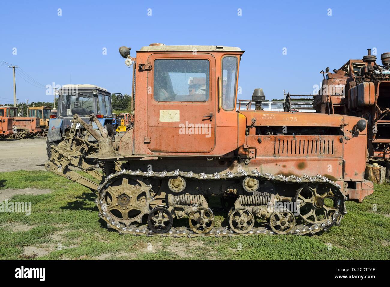 Heavy tractor tracks field hi-res stock photography and images - Alamy