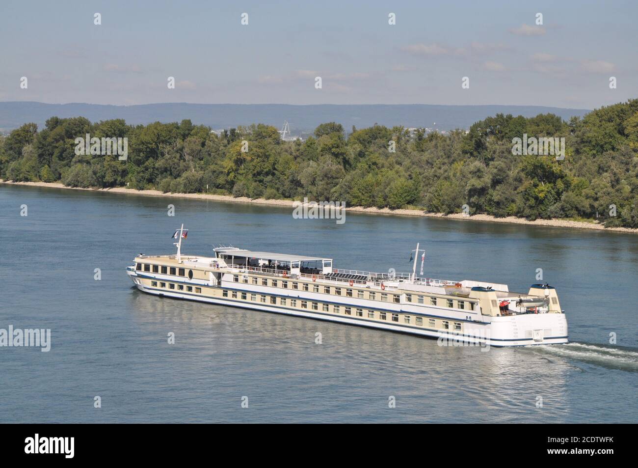 Cruise ship on the Rhine near Mainz Stock Photo - Alamy