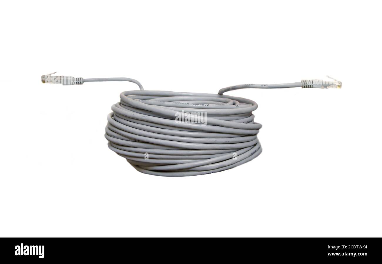 Twisted pair patch cord Stock Photo - Alamy