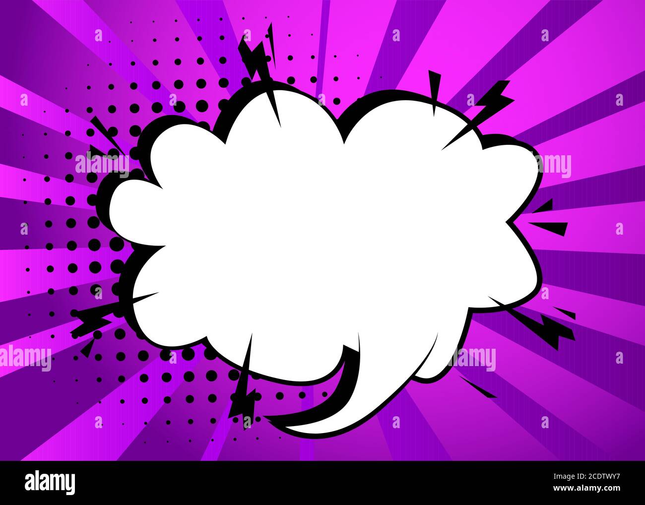 Cartoon blank speech bubble. Talk icon. Blank empty dialogue vector ...