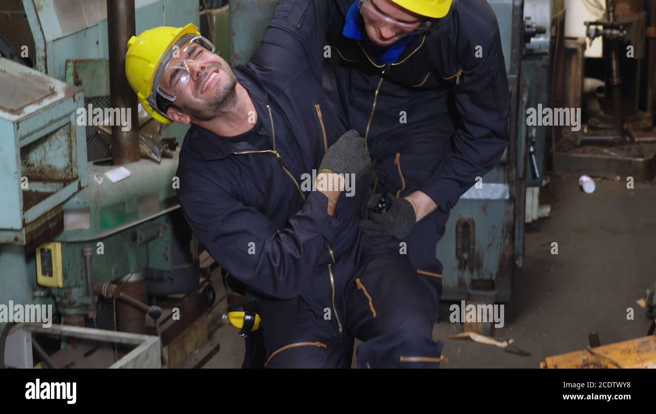 Industrial machine accident injury hi-res stock photography and images ...