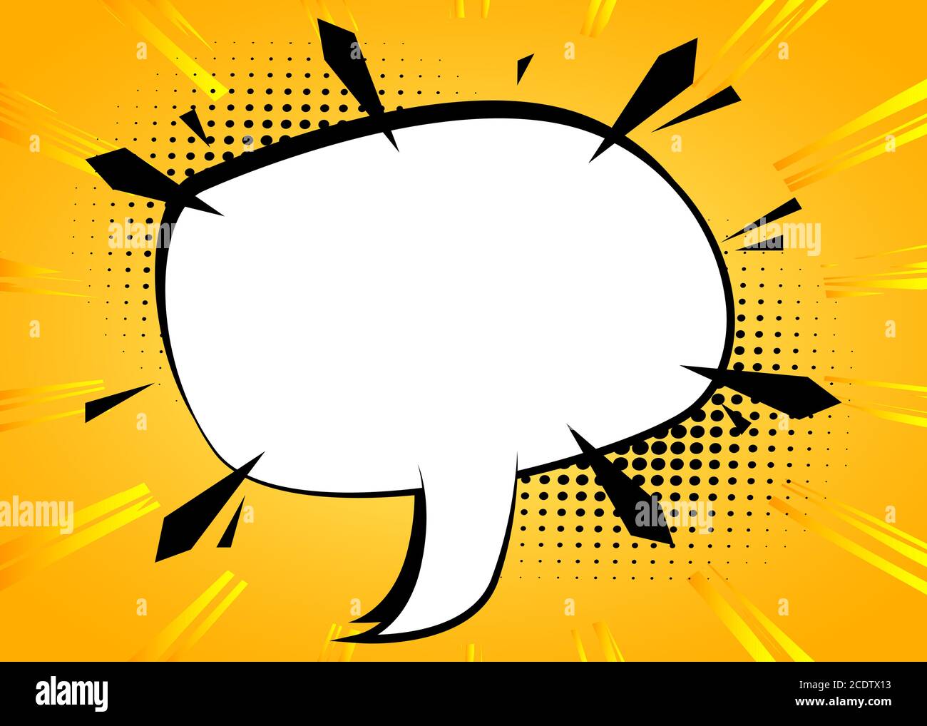 Cartoon blank speech bubble. Talk icon. Blank empty dialogue vector ...