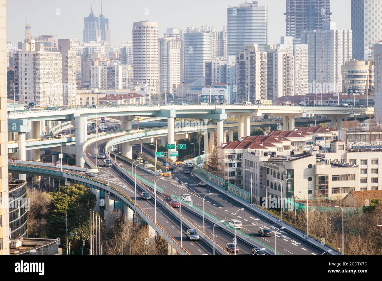 shanghai landscape skyline Stock Photo - Alamy