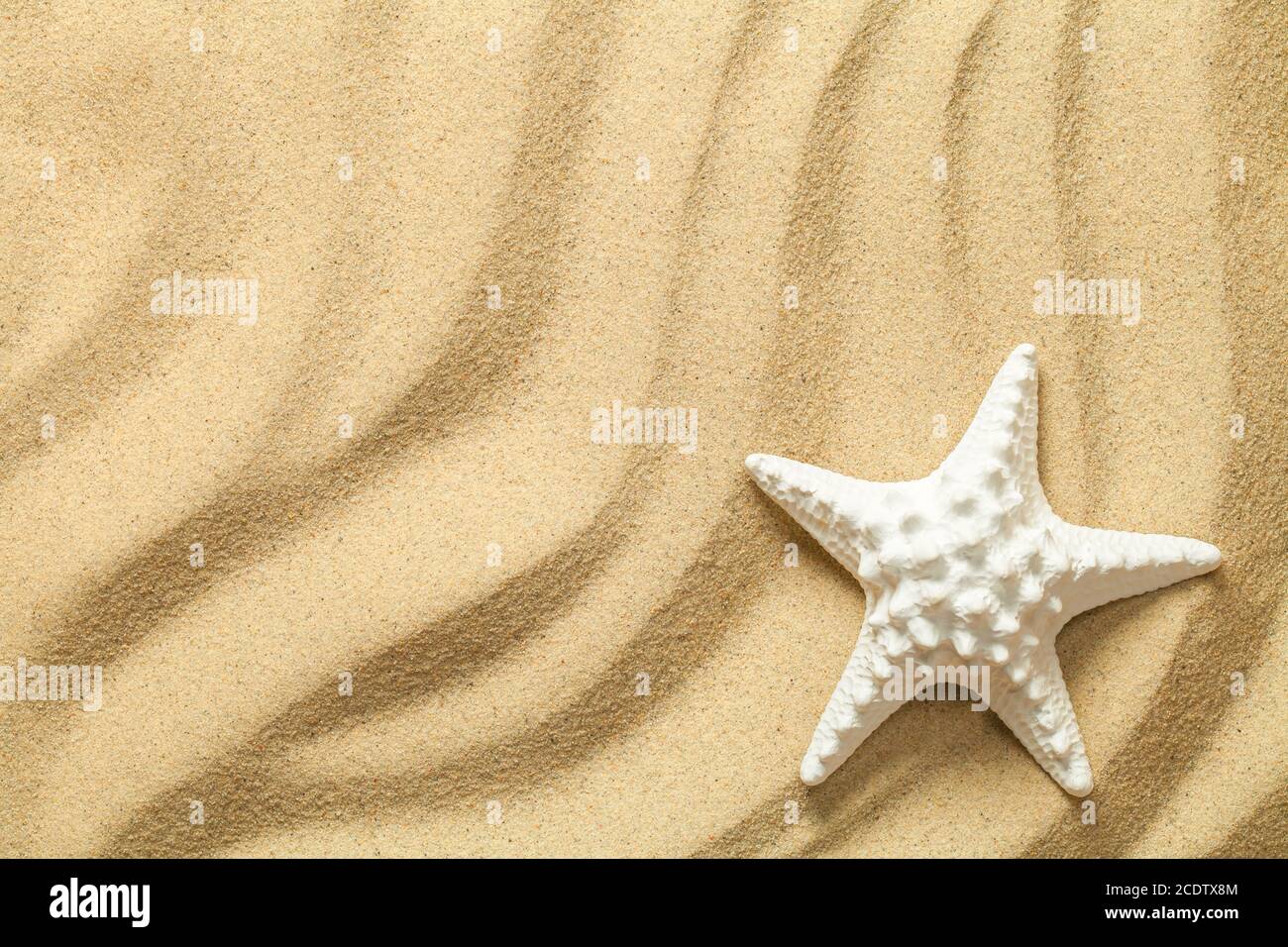 Summer, Sand Background with Starfish Stock Photo - Alamy