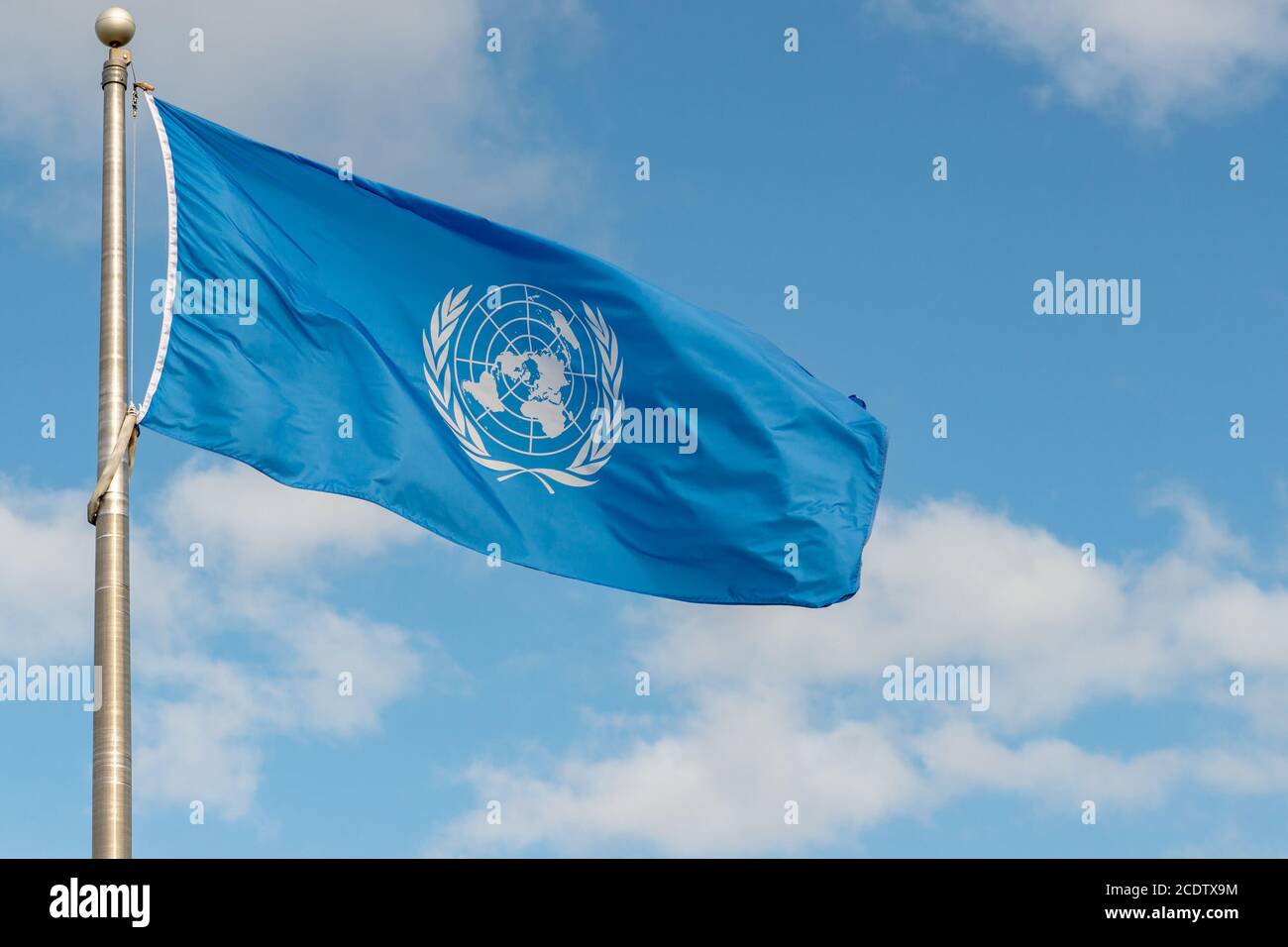 Fundy National Park, NB, Canada - June 30, 2020: United Nations flag ...