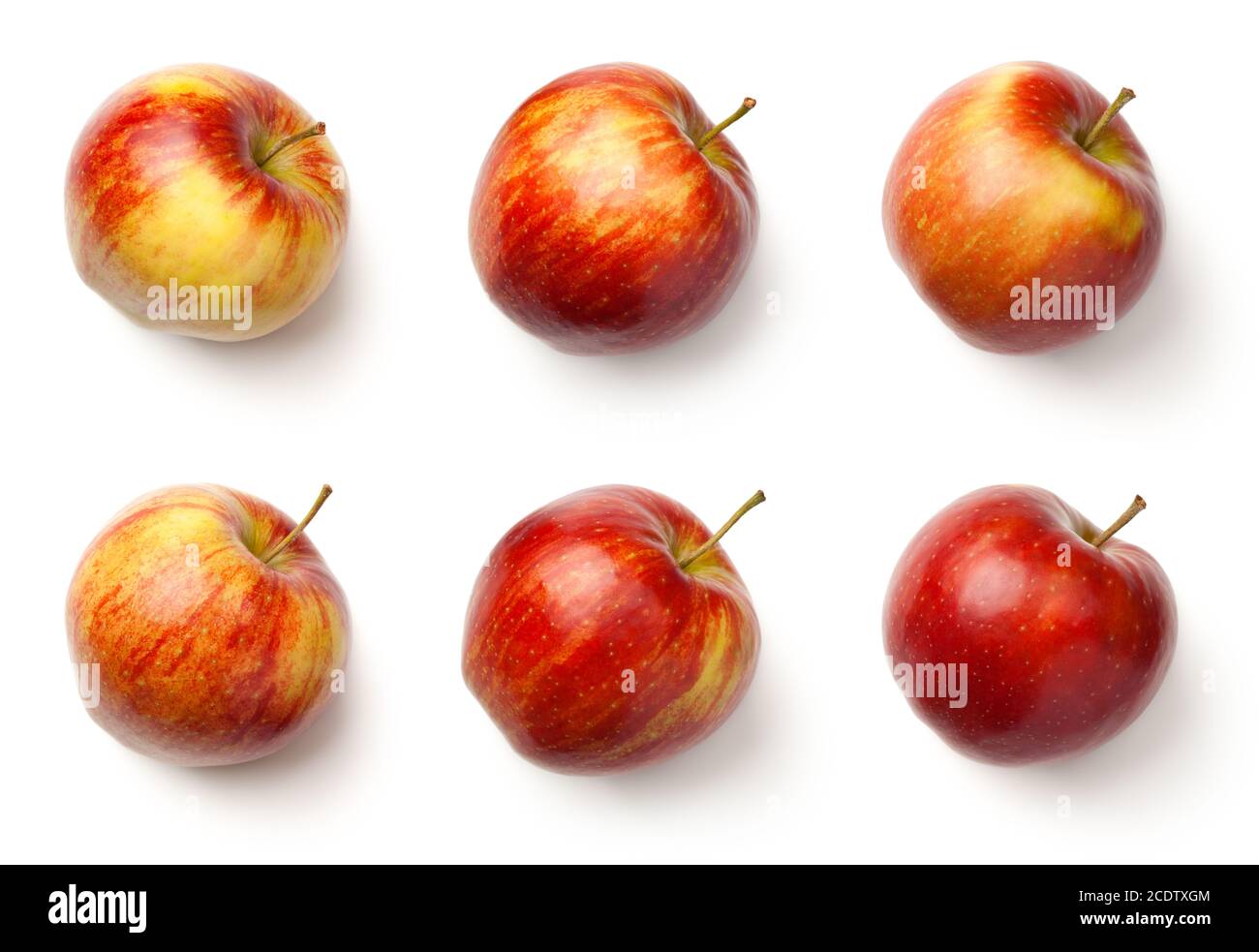 Group six apples Cut Out Stock Images & Pictures - Alamy