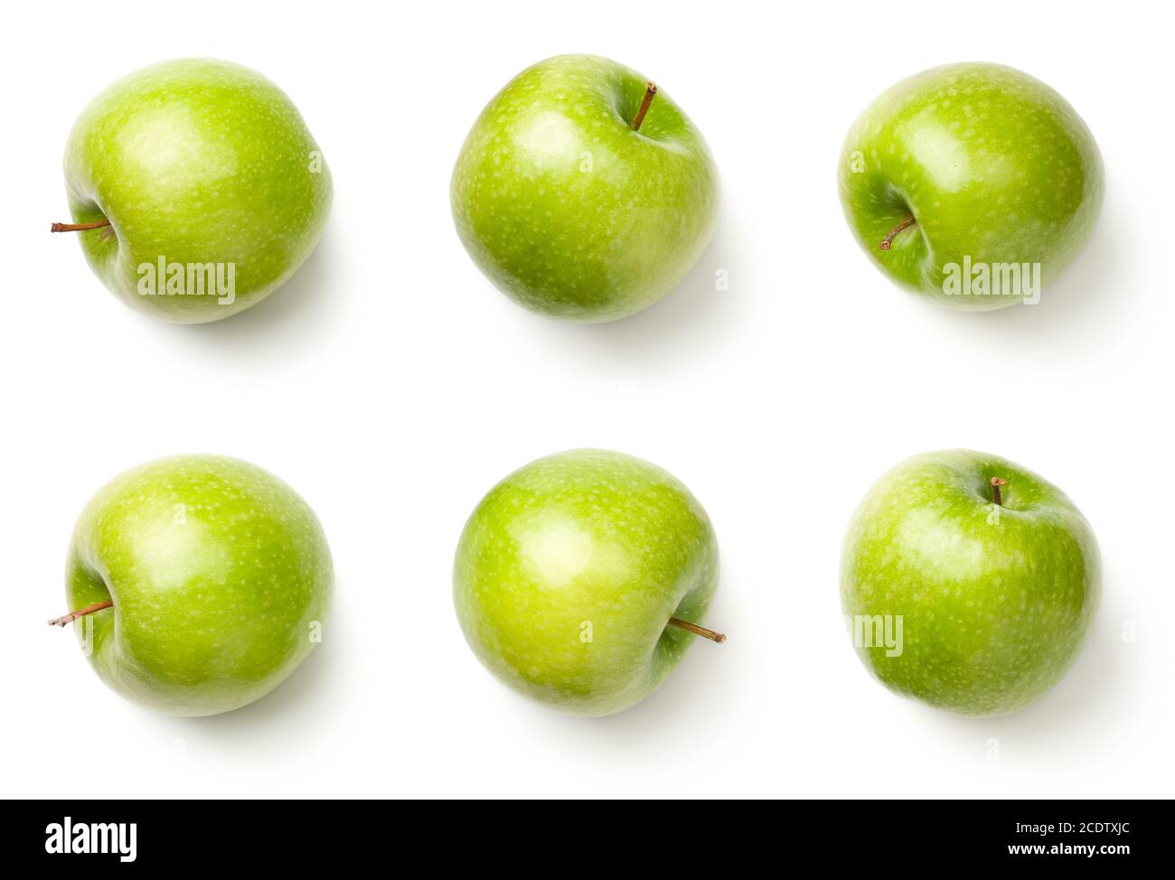 Group six apples Cut Out Stock Images & Pictures - Alamy