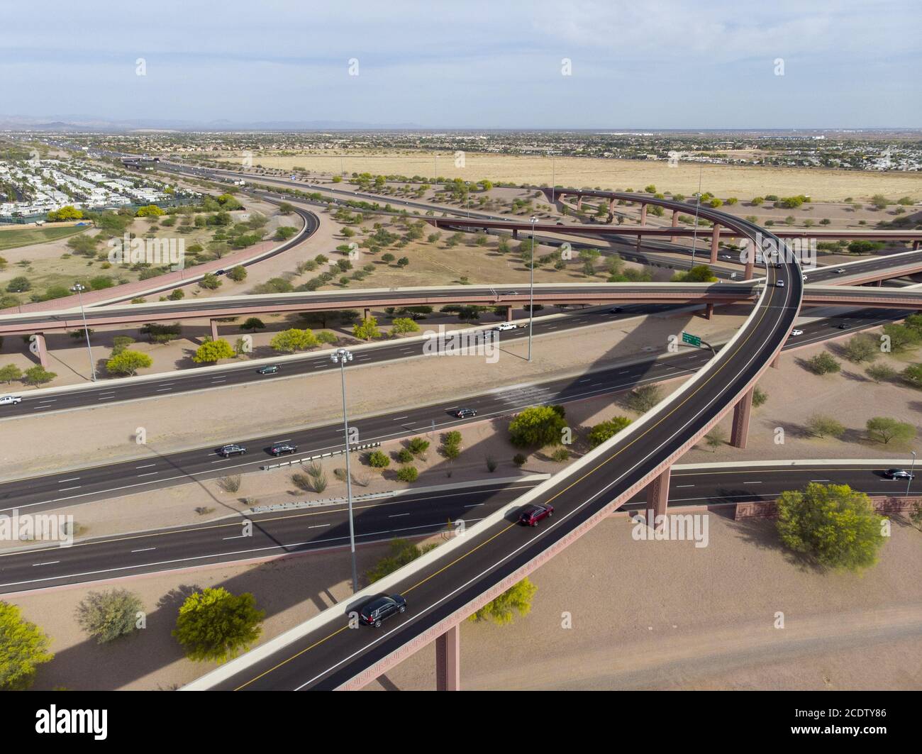 Highway overpass onramp bridge hi-res stock photography and images - Alamy