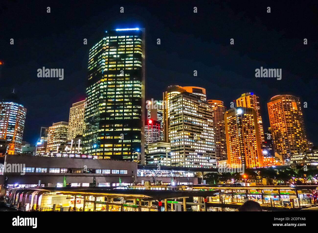 Dark sydney city cbd hi-res stock photography and images - Alamy
