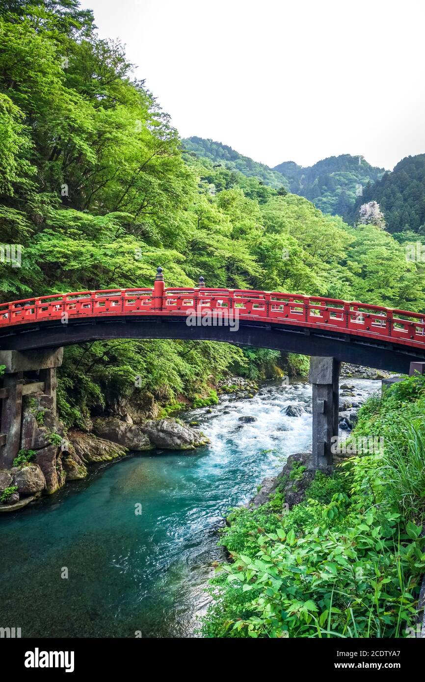 Shinkyo bridge, Nikko, Japan Stock Photo - Alamy