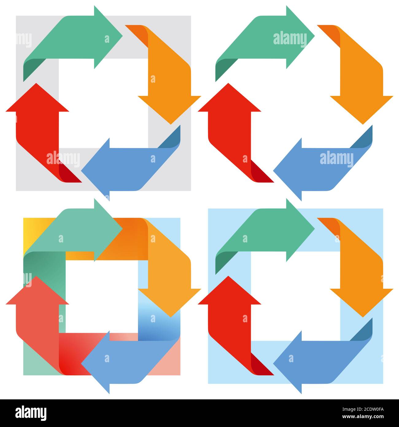 Arrows in motion, illustration Stock Photo - Alamy