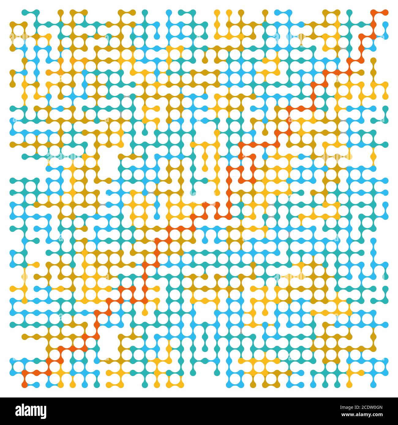 Geometric Digital Structure, illustration Stock Photo - Alamy