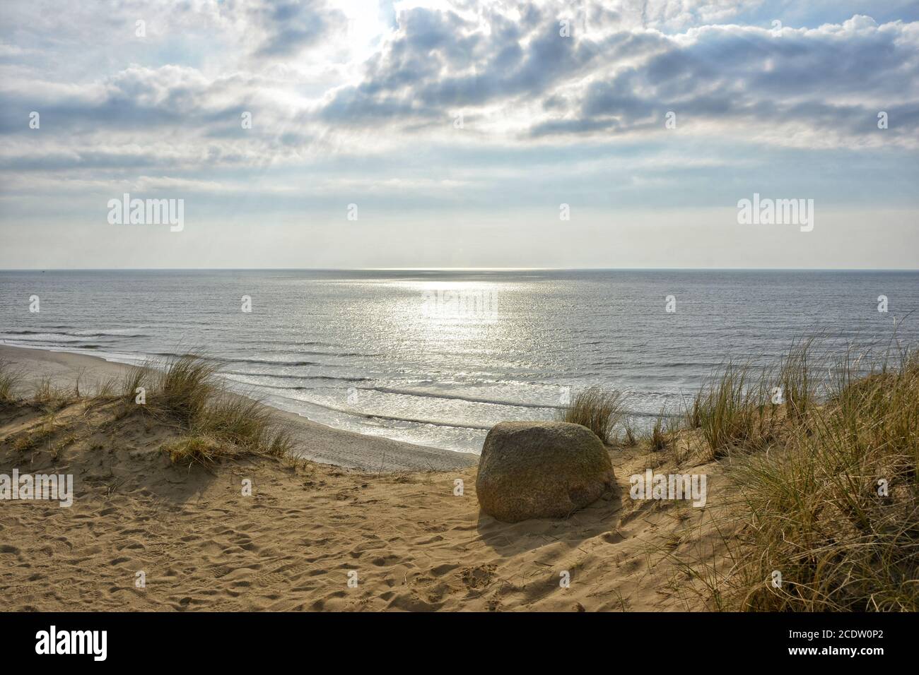 the red cliff of Sylt Stock Photo - Alamy