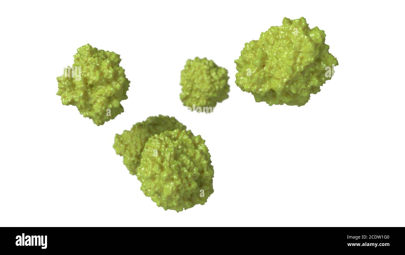 3d-illustration-medical-illustration-conceptual-green-cells-stock-photo-alamy