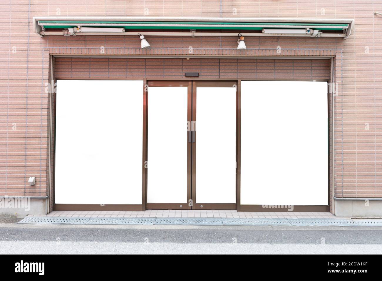 Shop Boutique Store Front with Big Window and Place for Name Stock ...