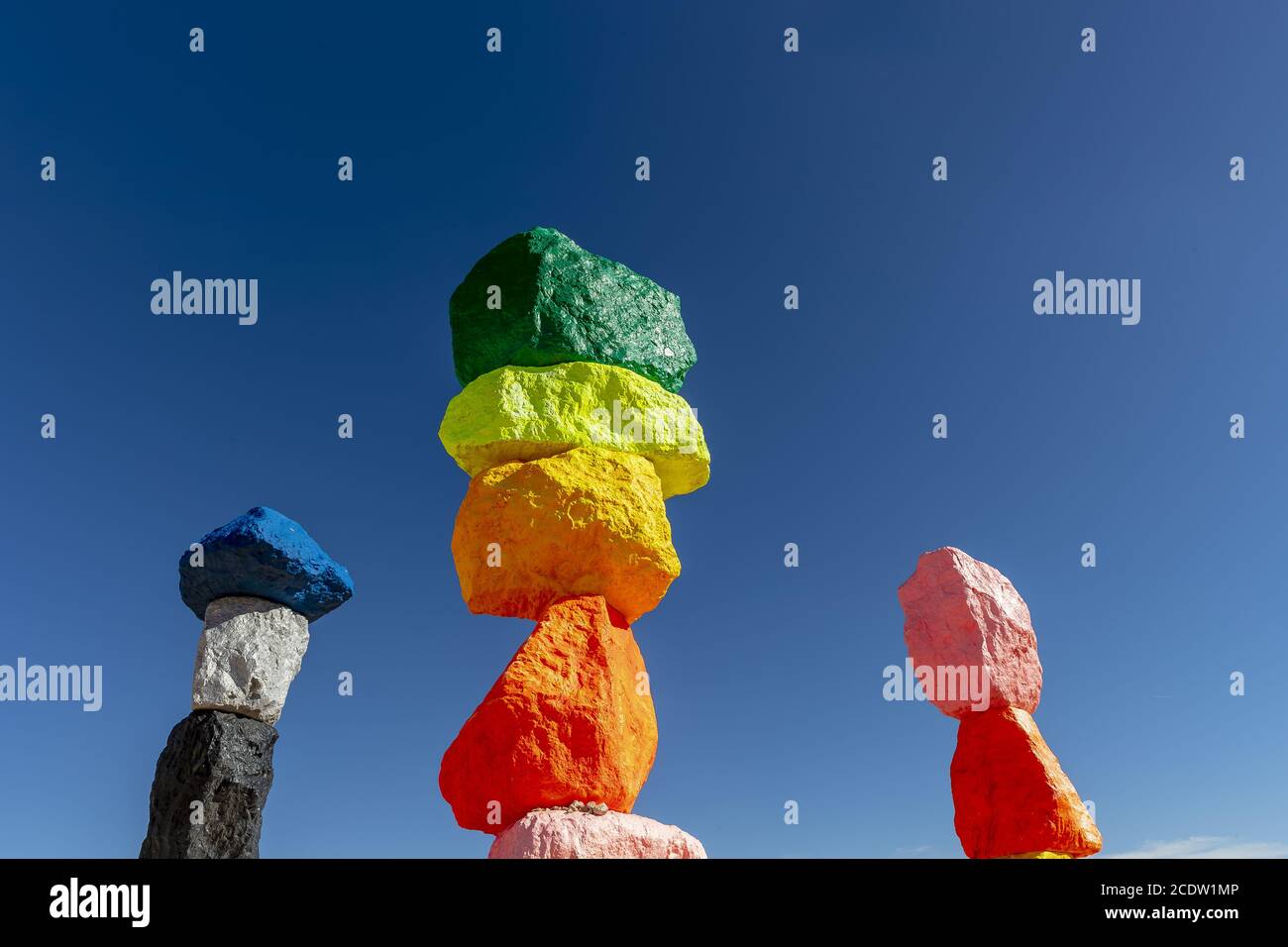 Seven Magic Mountains Sculpture Adds Splash of Color to Desert Near Las ...