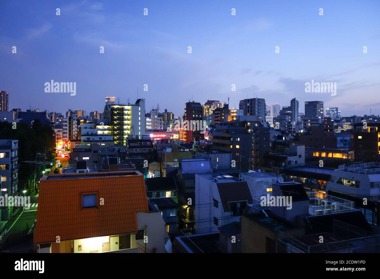 Tokyo cityscape at night, Japan Stock Photo - Alamy