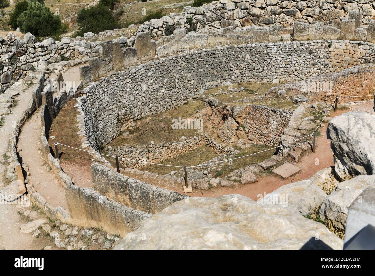 Archaeological site of Mycenae Stock Photo - Alamy