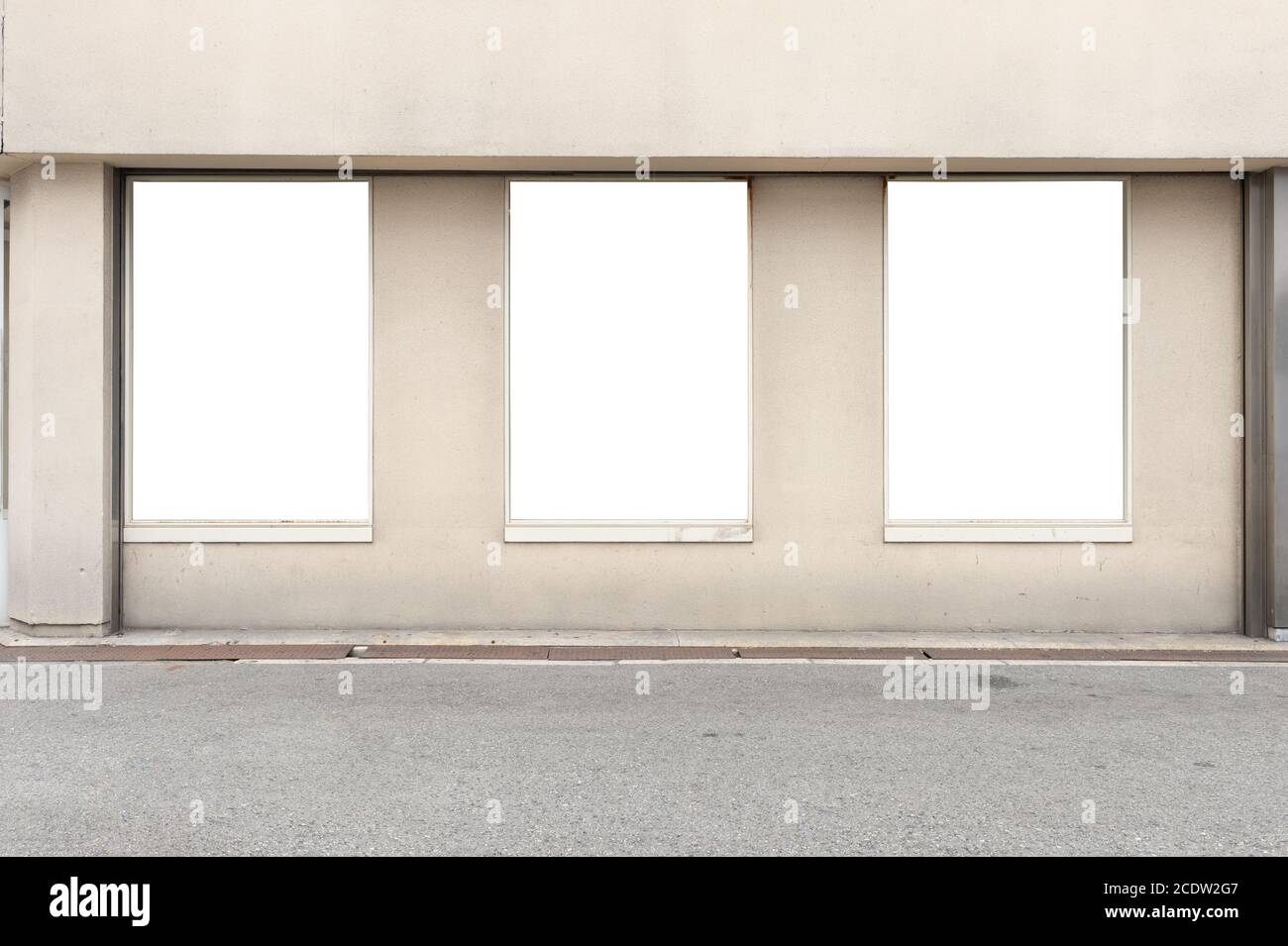 Shop Boutique Store Front with Big Window and Place for Name Stock ...