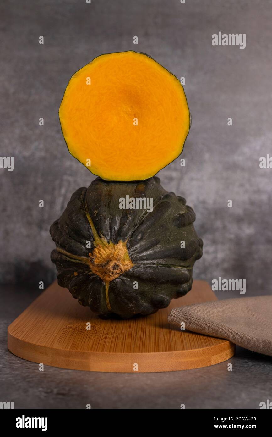 Typical pumpkin from Peru, also called as: Zapallo Loche or Lambayeque ...