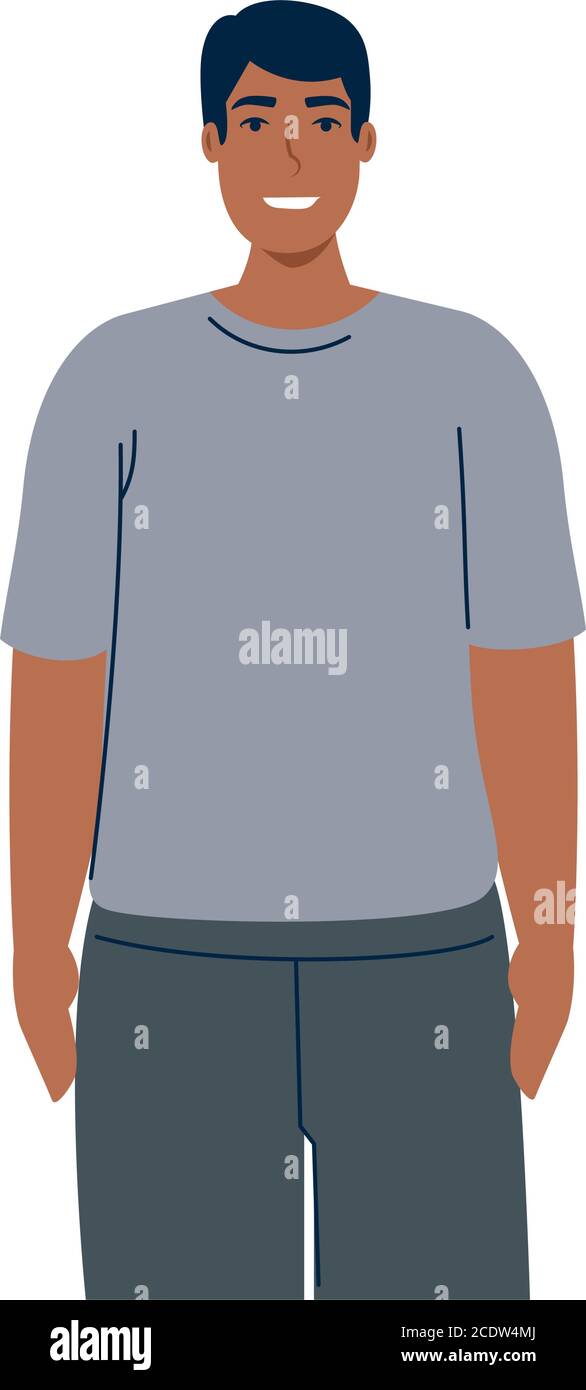 Isolated man cartoon vector design Stock Vector Image & Art - Alamy