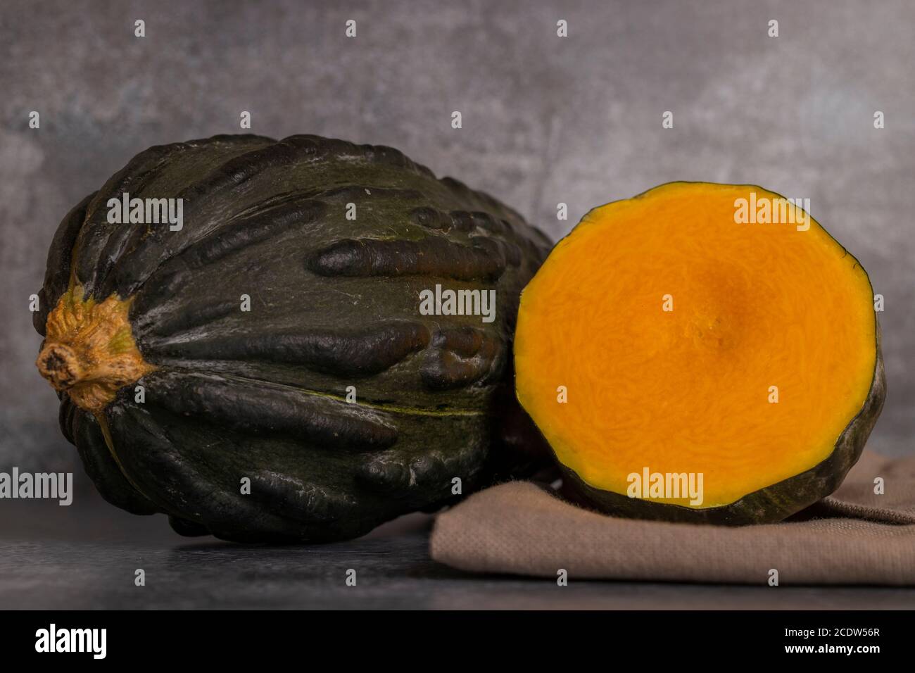 Typical pumpkin from Peru, also called as: Zapallo Loche or Lambayeque ...