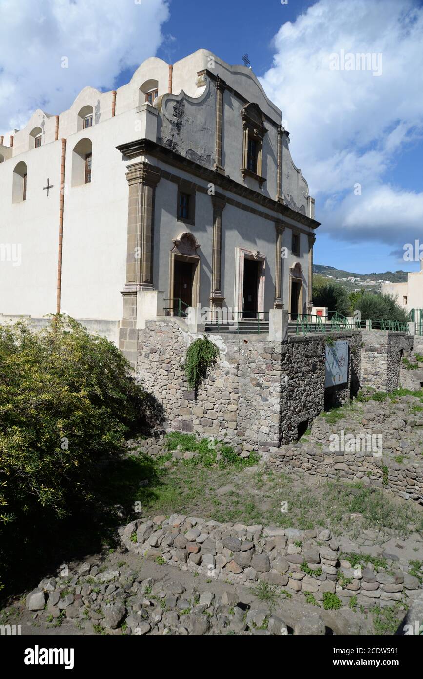 Church of San Bartolomeo in Lipari Stock Photo - Alamy