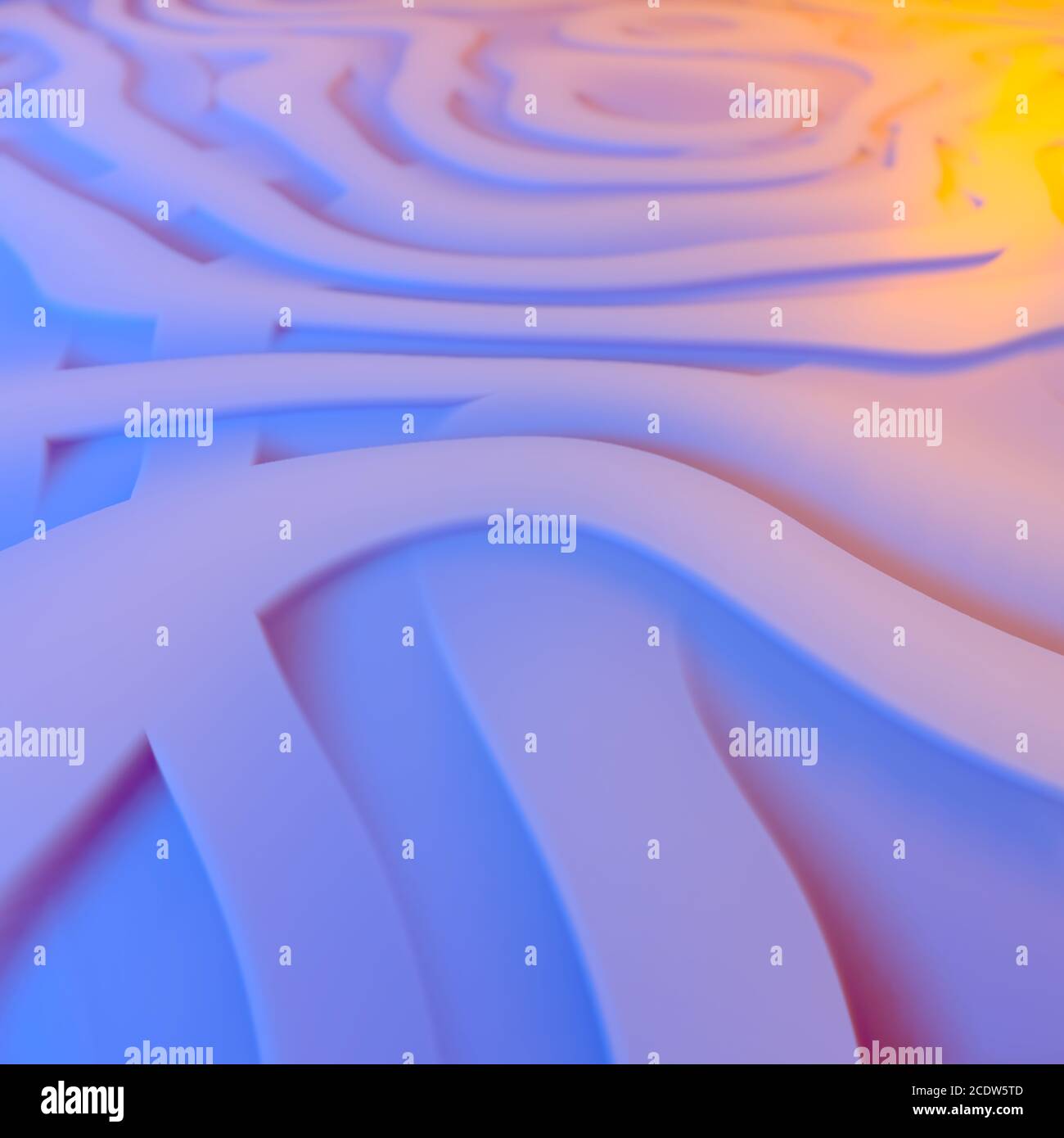 abstract wicker wavy curly background, quilling ribbons, spiral lines ...