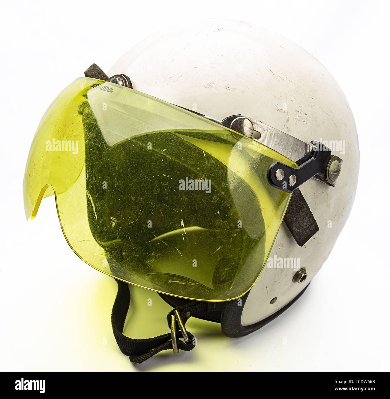 Vintage bike helmet Stock Photo - Alamy