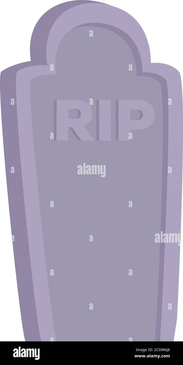 rip grave design, death tomb cementary and scary theme Vector ...
