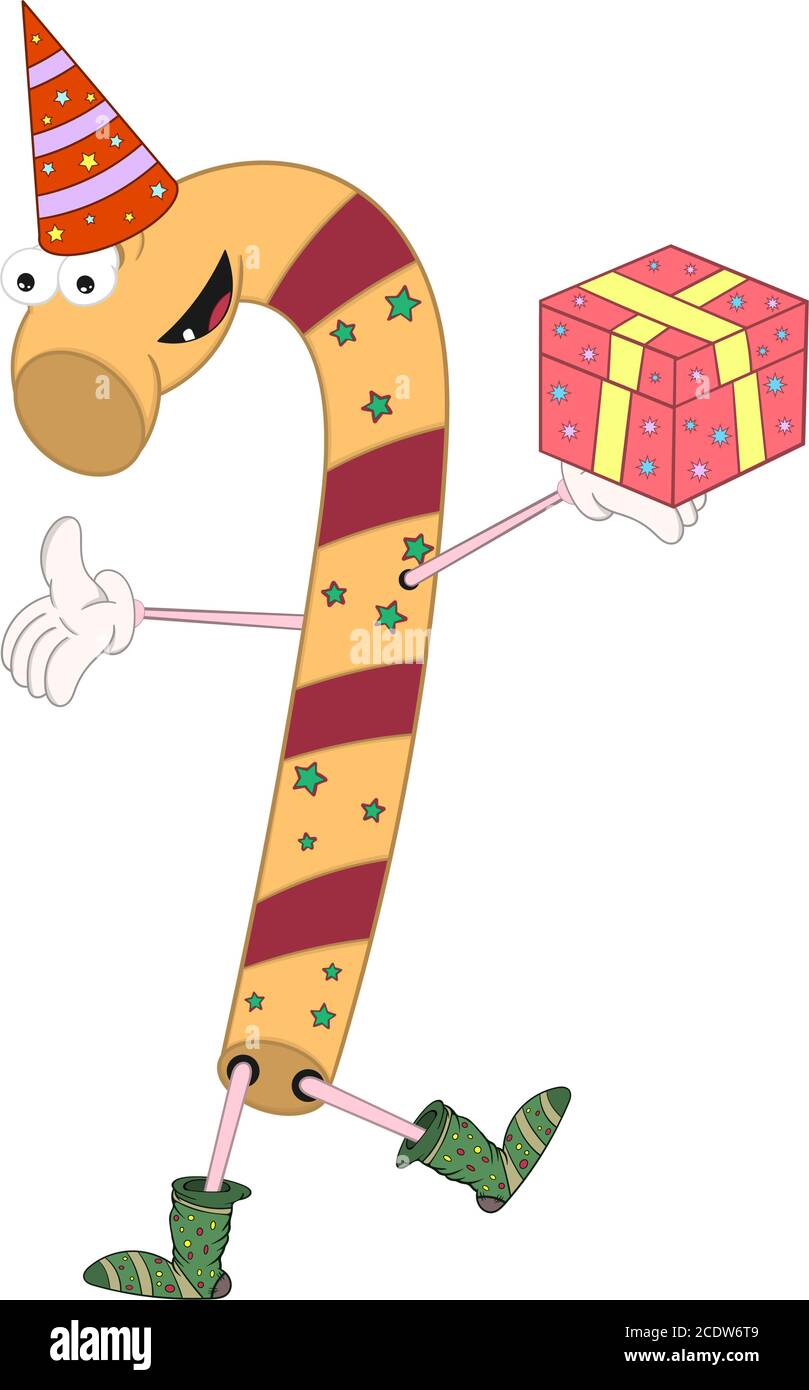 Lollipop in gift box Stock Vector Images - Alamy