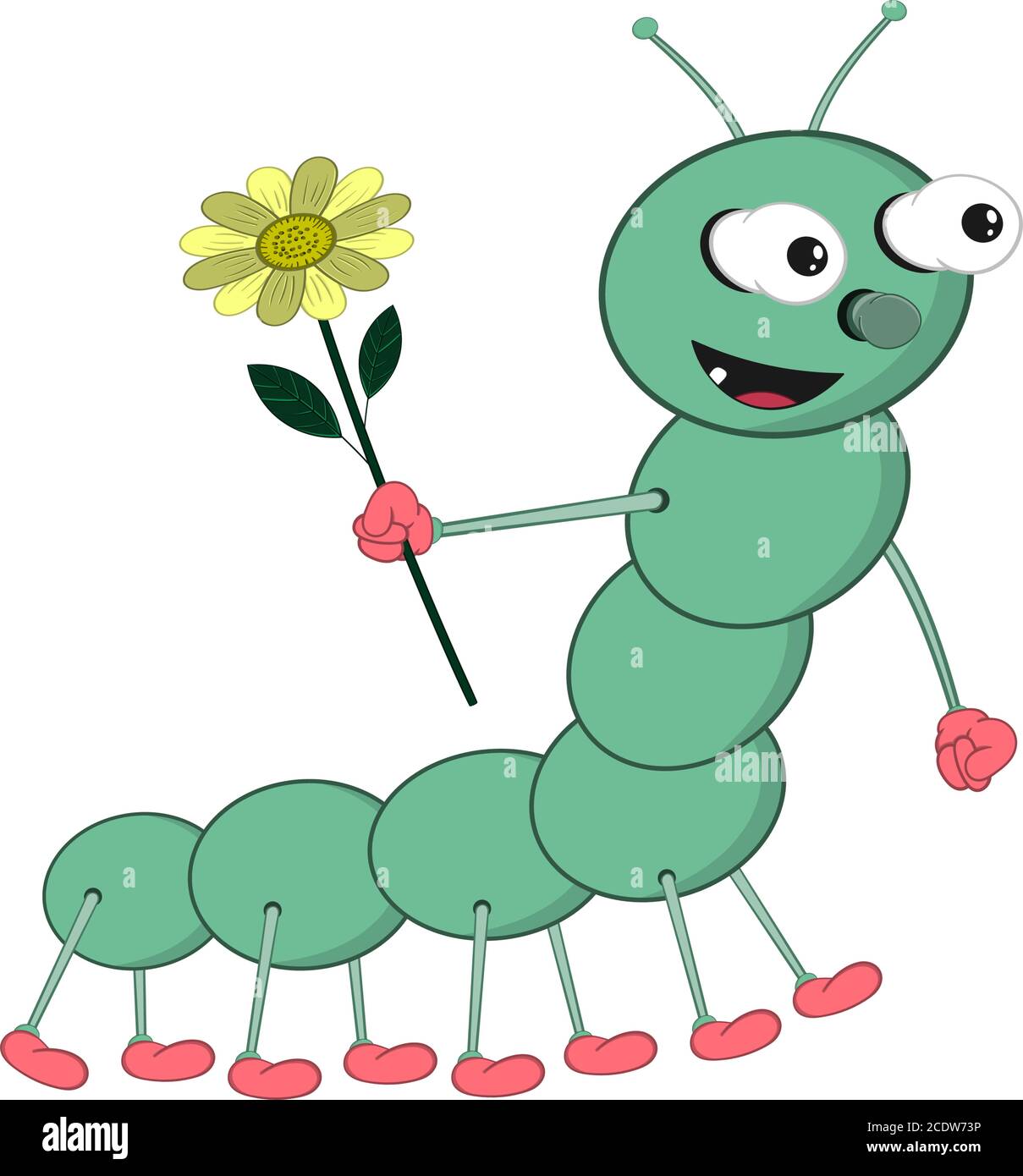 Drawn by hand. Moving parts can be moved and combined as desired Stock ...