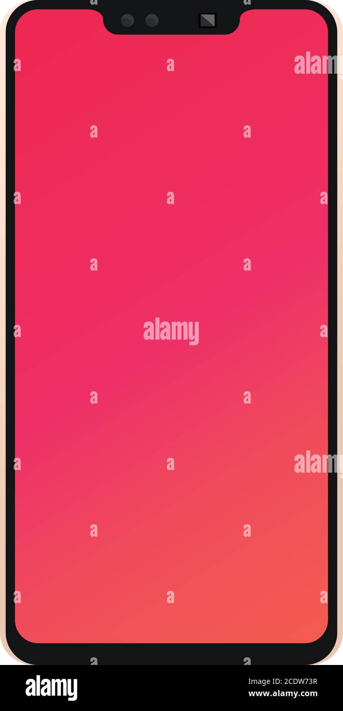 3d red smartphone design, Cellphone mobile digital and phone theme ...