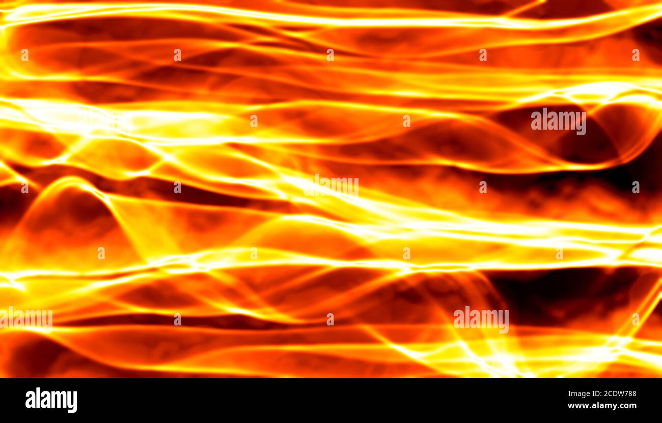 Abstract red smoke Fire over black background. Wavy elegant backdrop ...