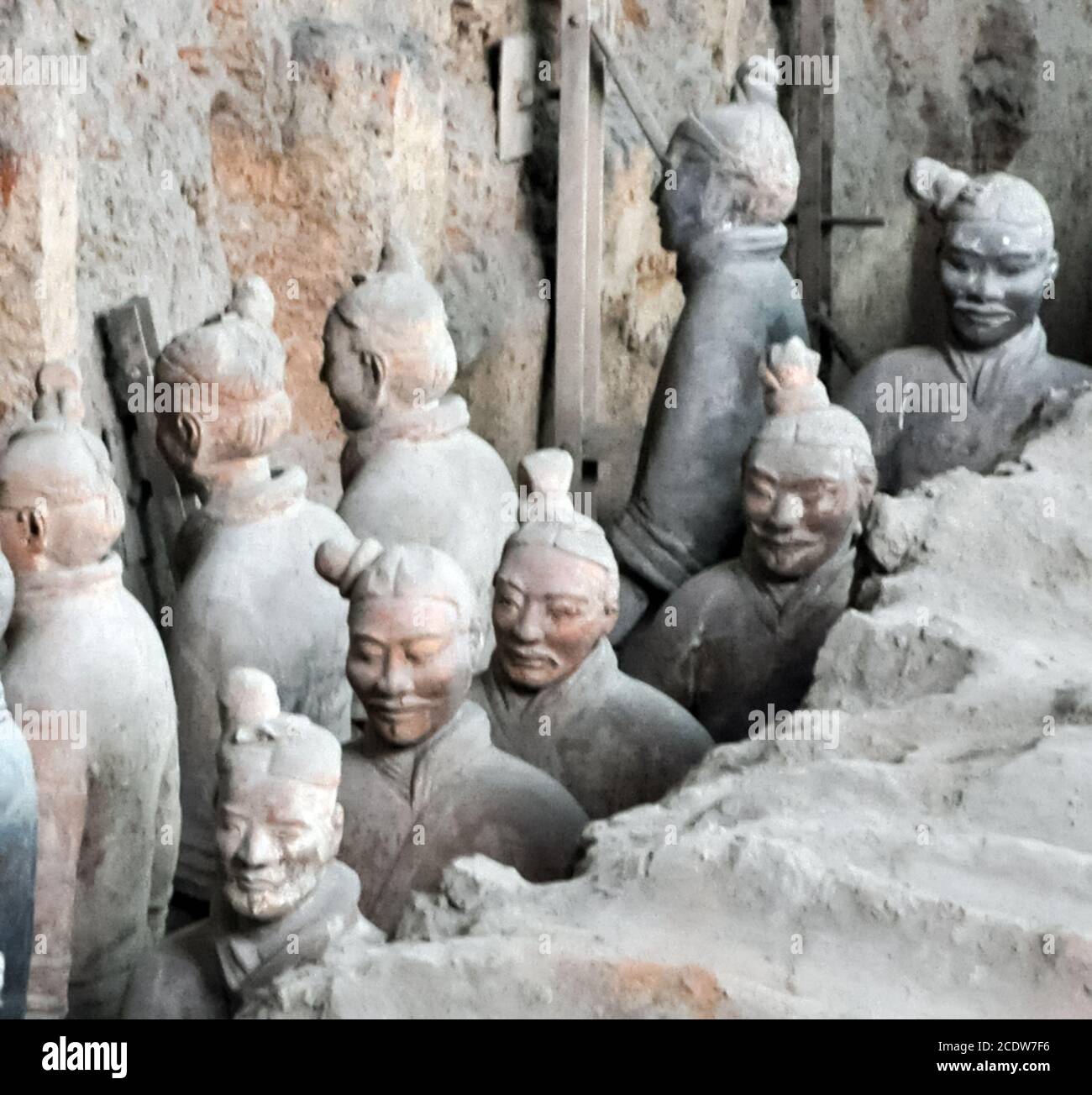 Terracotta Army. Clay soldiers of the Chinese emperor Stock Photo - Alamy